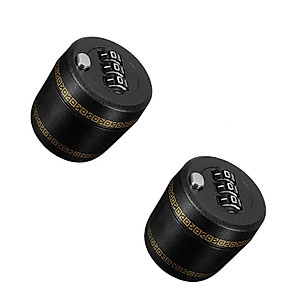 Comidox 2Pcs Wine Bottle Lock Combination Password Code Lock Wine Cap Digital Lock For Wine & Liquor Bottle Wine Whiskey Bottle Vacuum Picks Stopper Conservation