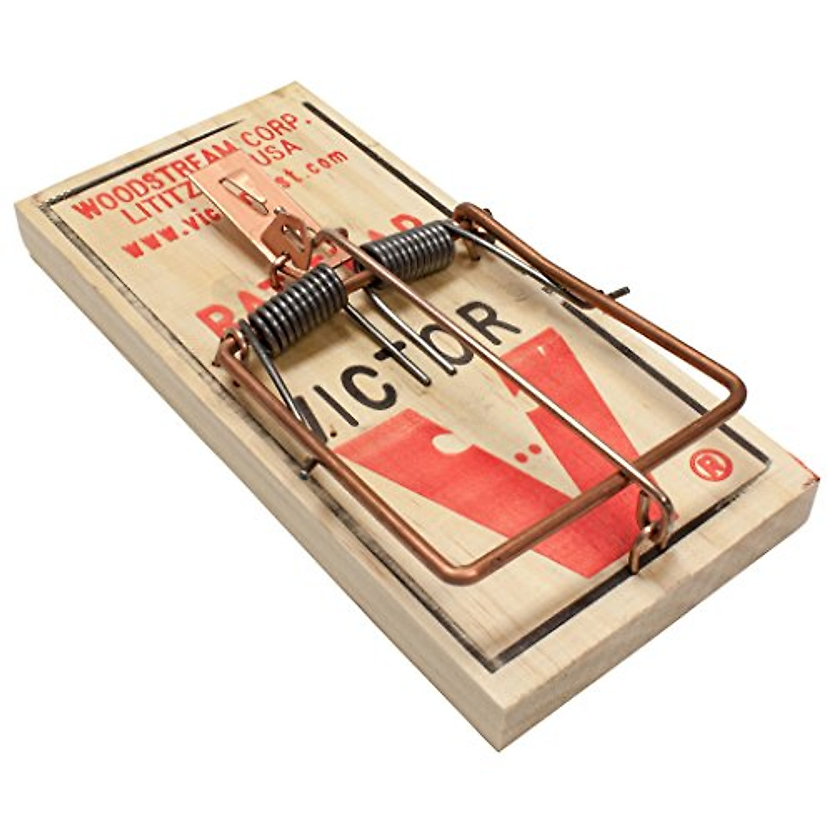 Victor" Metal Padded Rat Trap (Pack of 12)