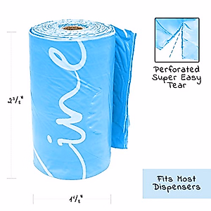 Wooflinen Dog Poop Bags | Certified Compostable Dog Waste Bags, Unscented, 240 Bags, Made from Corn | Large and Thick