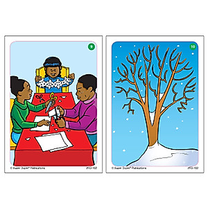 Super Duper Publications | Classifying with Seasons Fun Deck Flash Cards | Educational Learning Resource for Children