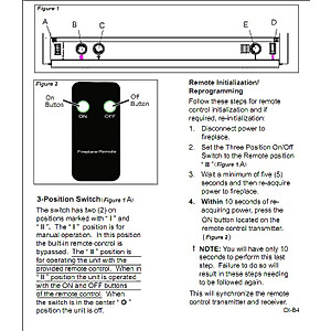 Replacement for Dimplex Fireplace Heater Remote Control 3000370500RP DF2608 NBDF2608 DF2622SS DF2622BLK