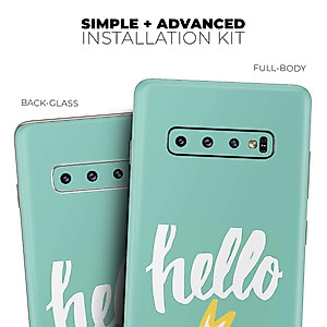 DesignSkinz Well Hello Pineapple Protective Vinyl Decal Wrap Skin Cover Compatible with The Samsung Galaxy S20 (Screen Trim & Back Glass Skin)