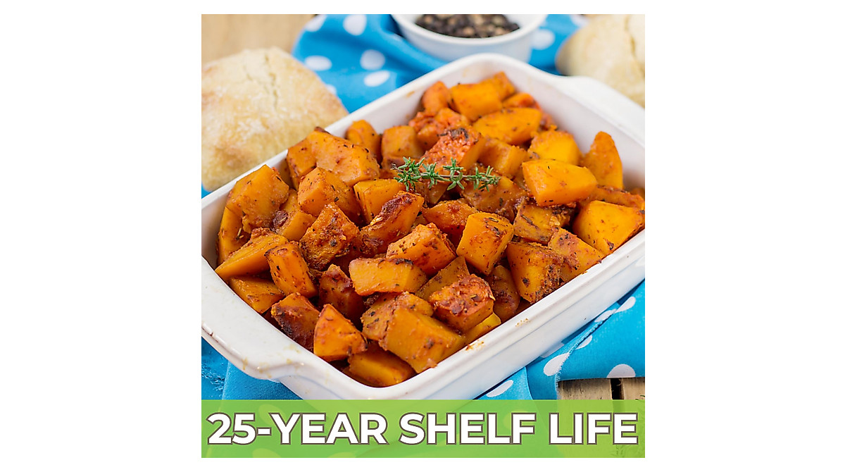 Nutristore Freeze Dried Butternut Squash – Long Shelf Life & Nutritious