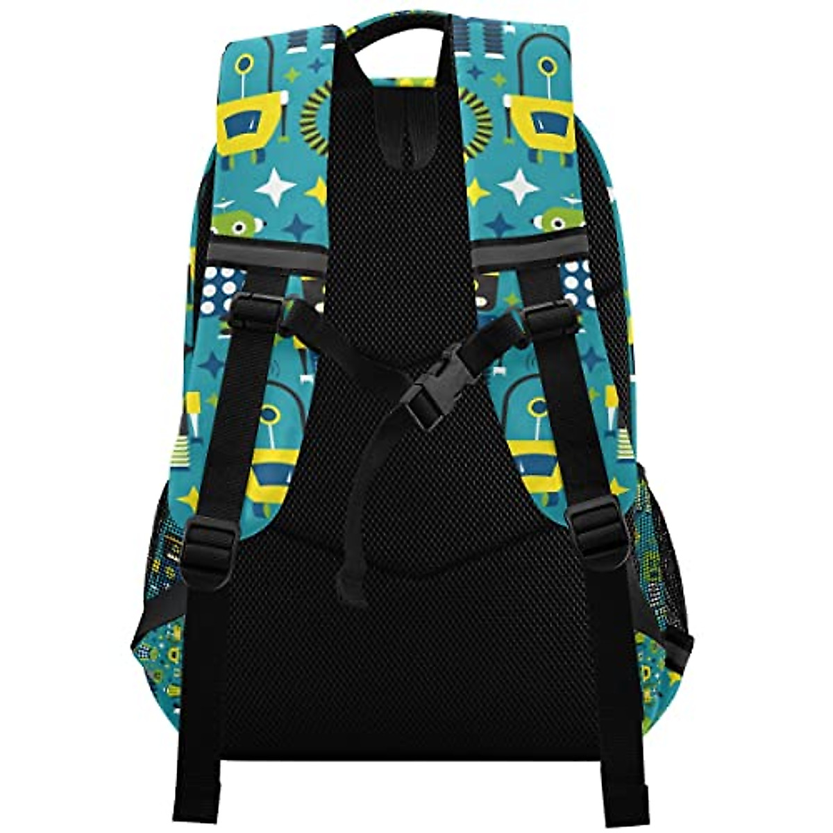 Glaphy Vintage Robots Backpack Laptop Bookbag Lightweight Travel Daypack School Backpacks for Men Women Kids