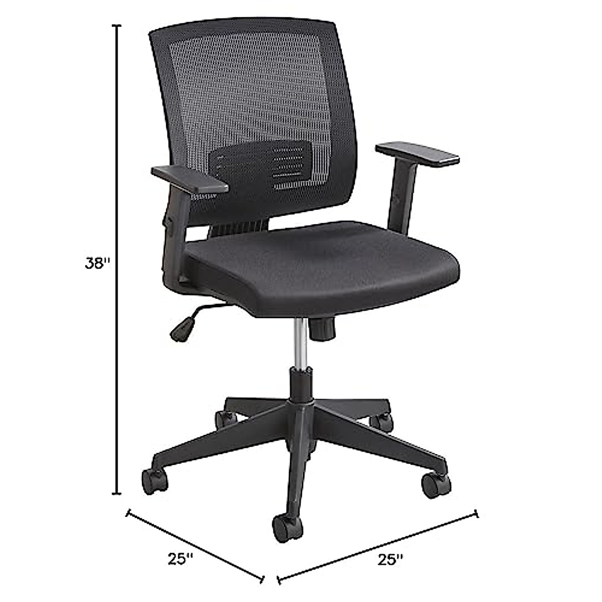 Safco Products Mezzo Task Chair, Black