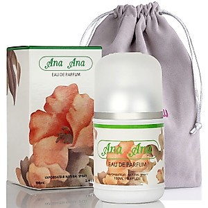 NovoGlow ANA ANA - Eau De Parfum Spray Perfume, Fragrance For Women- Daywear, Casual Daily Cologne Set with Deluxe Suede Pouch- 3.4 Oz Bottle- Ideal EDP Beauty Gift for Birthday, Anniversary