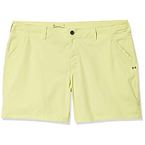 Under Armour Men's Fish Hunter 8-inch Shorts, Neo Yellow (730)/Pitch Gray, 44