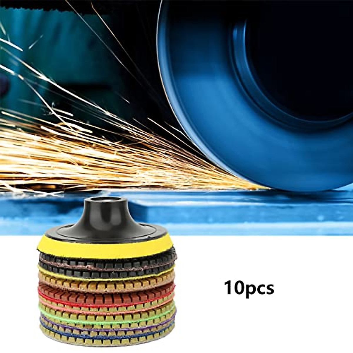 10Pcs Concrete Grinding Wheel Angle Grinder Concrete Grinder Grinding Wheel Concrete Sander Polishing Grinding Cup Wheel Diamond Grinding Wheel 100mm