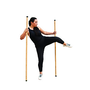 Bamboo Stick for Walking, Balance, Strength Training, Stretching & Added Mobility