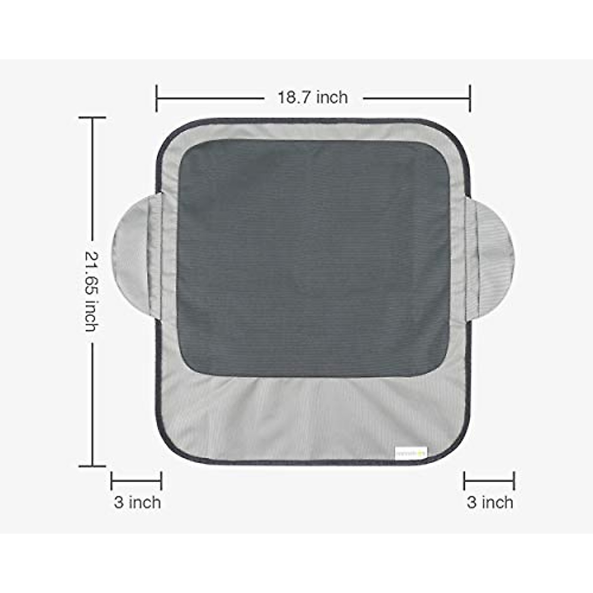 Minnebaby Extra Large Booster Chair Protector Cover, Dining Chair Seat Cover for Booster Seat, Grey