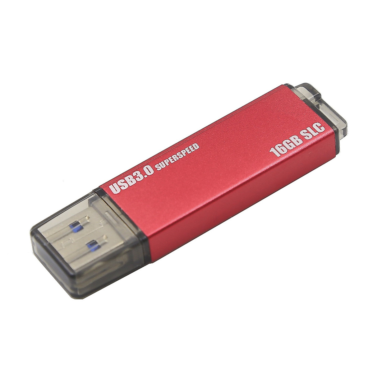 Enterprise Level SLC SSD USB Flash Drive USB3.0 Positive high-Speed Super Long Life Full Single-Level Cell NOT SLC Cache (16GB, RED)