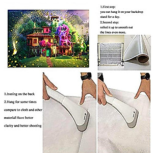 Magic Flowers House Backdrop Fairy Buttfly Woodland Background for Birthday Party Supplies Kids Movie Scene for Girls Madrigal Family Happy Birthday Background Decorations (5X3FT)