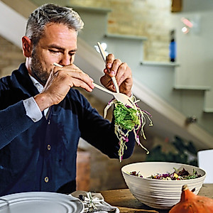 Guzzini Tierra Salad Cutlery, 1, Bianco