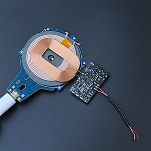 Acxico 2Pcs Wireless Charger Receiver Module PCBA Board Coil Universal Qi DIY