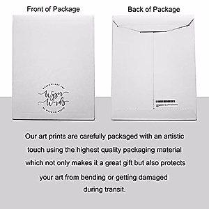 Inspirational Wall Art - Motivational Wall Art - Office & Bedroom Wall Decor - Positive Quotes & Sayings - Daily Affirmations for Men, Women & Kids - Black & White Poster Prints (8X10, Set of 6, No Frame)