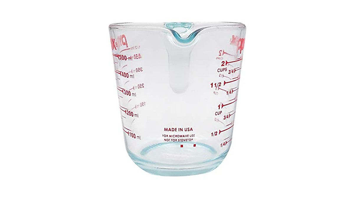 Pyrex Prepware 2-Cup Glass Measuring Cup - Durable & Precise Kitchen Tool