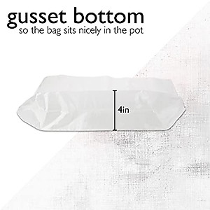 Slow Cooker & pot Liners Fits 7 - 8 Quarts, Extra Large Pot Liners SIZE: 13'' x 21'' x 4'' Inches, 4" Gusset Bottom, Extra Large Pot Liners, 20 pack