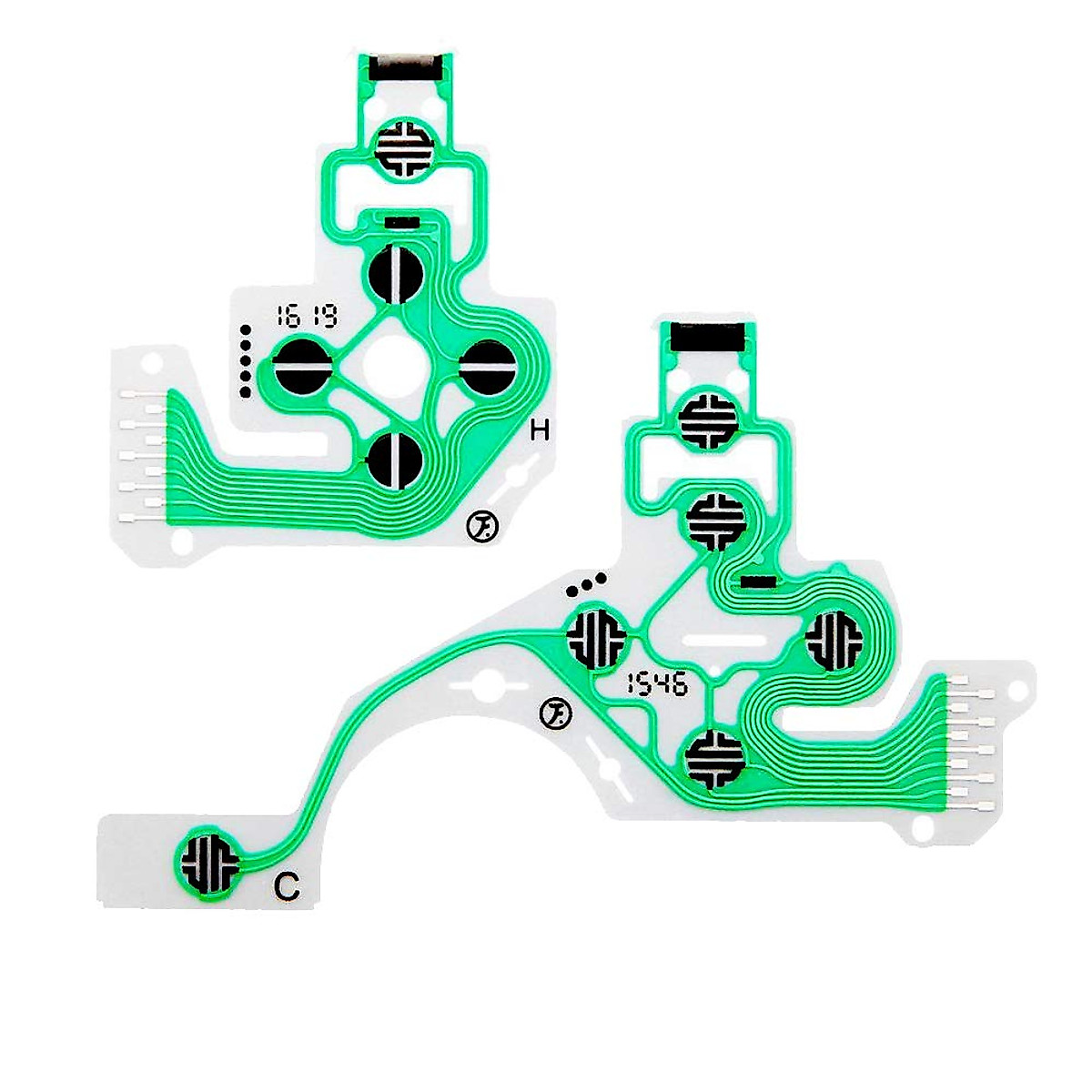 MMOBIEL Flex Ribbon Conductive Film Keypad Replacement for PlayStation PS4 Controller Dualshock 4 JDS-030 Incl (+) Screwdriver