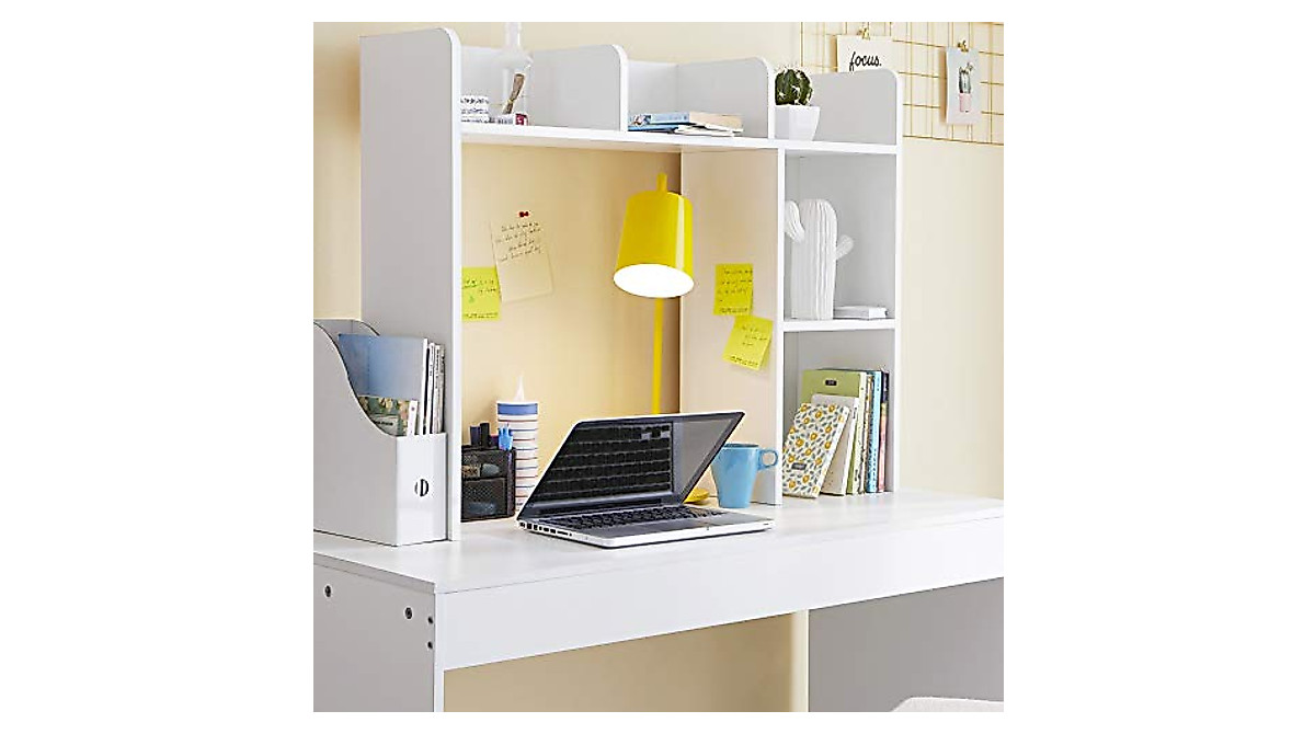 Classic Dorm Desk Bookshelf - Maximize Storage Space