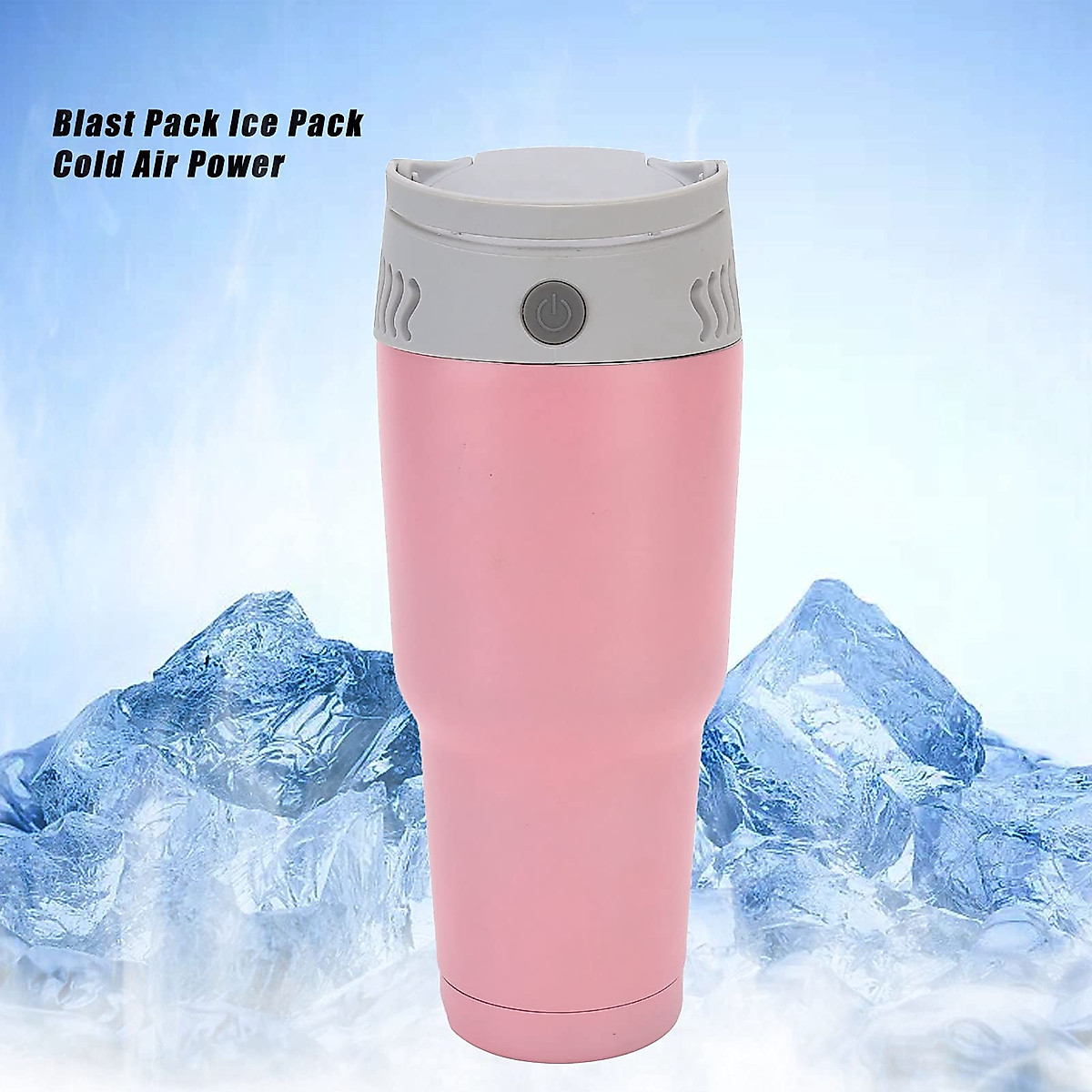 Cooling Fan, Instant Heat Relief Vacuum Insulation Cold Air Power Refrigeration Straight Cup for Camping for Office