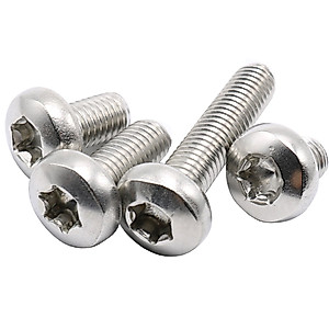 M6(Thread Dia. 6mm) Torx Pan Head Machine Screws (Pack 36-Piece)