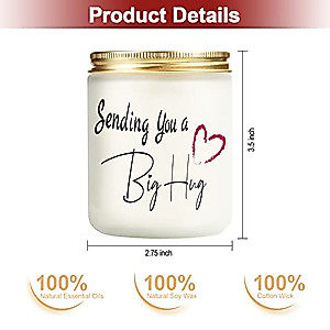 Candle Gifts for Embracing Friendship, Gifts for Men and Women, Soybean Wax Gifts, Smokey Fragrance, Stress Relief, Bedroom Gifts, Warm Copywriting, Halloween and Christmas Gifts, Friendship Gifts