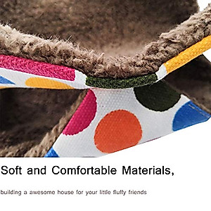 Oncpcare Pet Cage Hammock, Bunkbed Sugar Glider Hammock, Guinea Pig Cage Accessories Bedding Cozy Small Animals Bed for Chinchilla Parrot Sugar Glider Ferrets Squirrel Hamster Rat Playing Sleeping