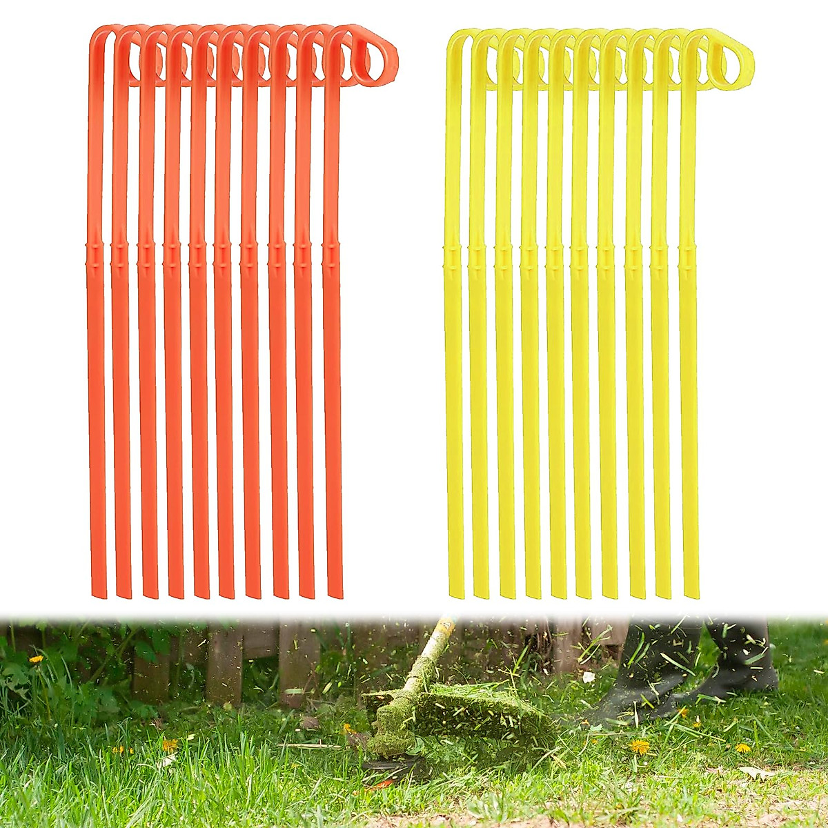 Rhitchy Blade Replacement Flexible Line Blades: Weed Eater Blades Weed Eater Attachments for Trimmer Edger,Most Universal Trimmer Head Blades,Thickened Durability Blades No Need to Twine