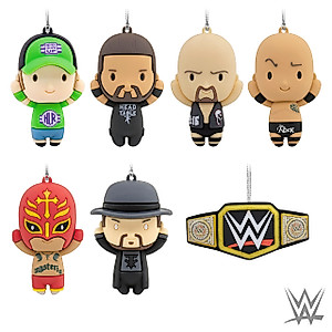 Hallmark WWE Mystery Christmas Ornaments, Set of 2, Shatterproof