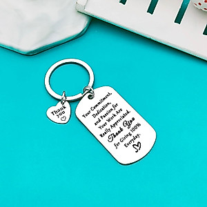 Xiahuyu Thank You Gifts Employee Appreciation Gifts Keychain Employee of the Month Gifts Coworker Thank You Gifts Employee Gifts for Christmas Birthday Work Anniversary Leaving Retirement