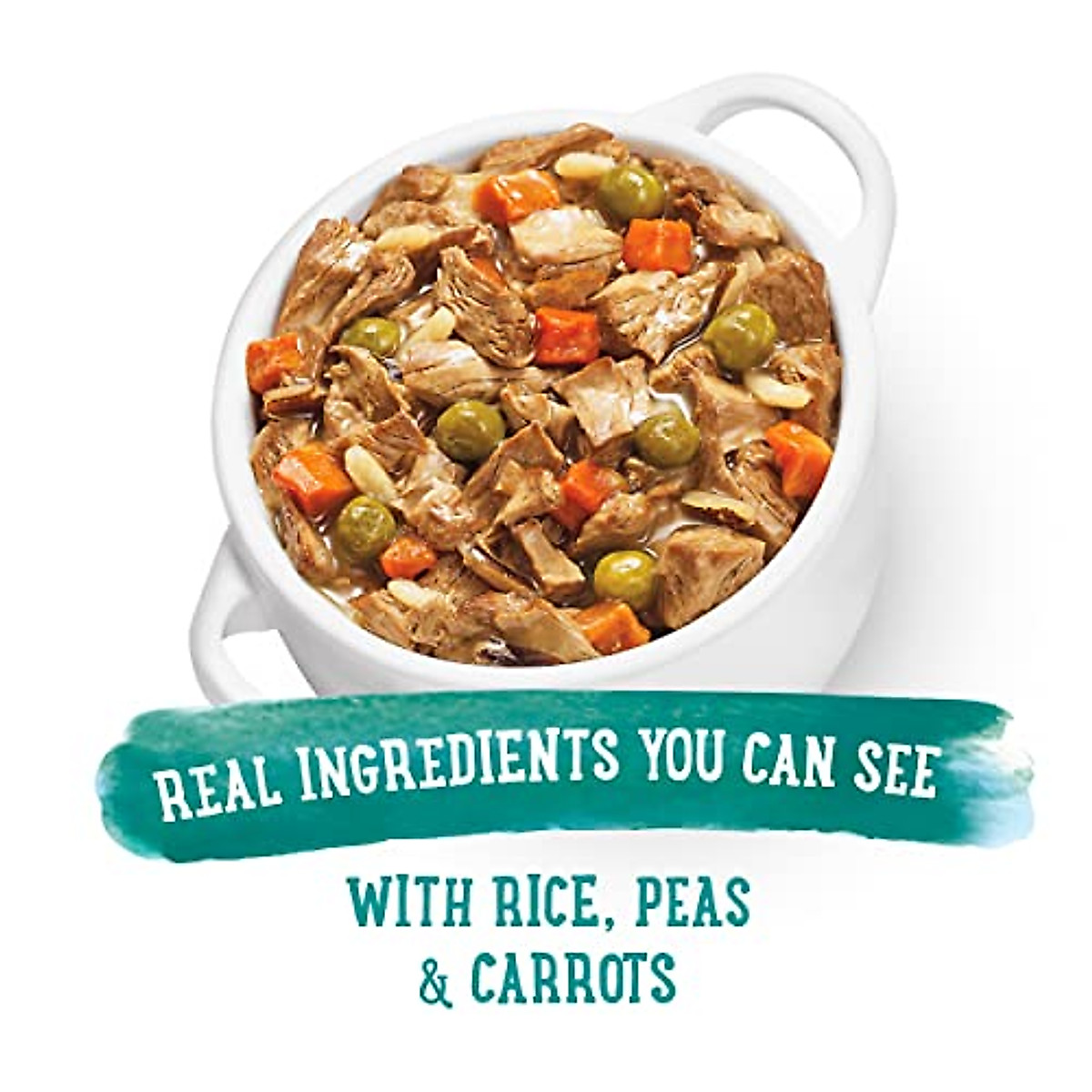 Purina Beneful High Protein Wet Dog Food With Gravy, Prepared Meals Savory Rice & Lamb Stew - (8) 10 oz. Tubs