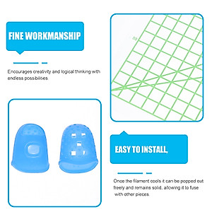 2 pcs Printing Pen Mat Drawing Template Pad Finger Covers Safe Precise Drawing