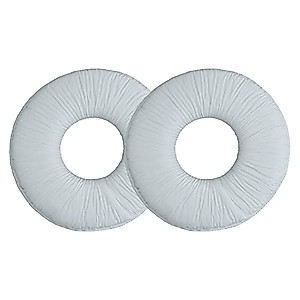kwmobile Ear Pads Compatible with Sony MDR-ZX110 / MDR-ZX310 Earpads - 2X Replacement for Headphones - White
