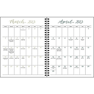 Scriptures and Florals 16-Month 2022-2023 Weekly/Monthly Planner Calendar