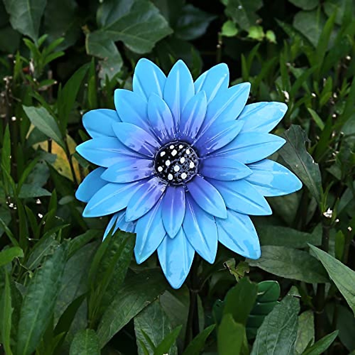 Flower Outdoor Garden Stakes Decor,Metal Flower Stick Décor,Flowers Metal Flowers Water Proof Decorative for Lawn Yard Patio