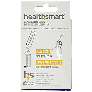 HealthSmart Disposable Lens Covers, Filters for The Standard Digital Ear Thermometer (18-220-000), 45 per Box (Pack of 6, 270 Count Total)