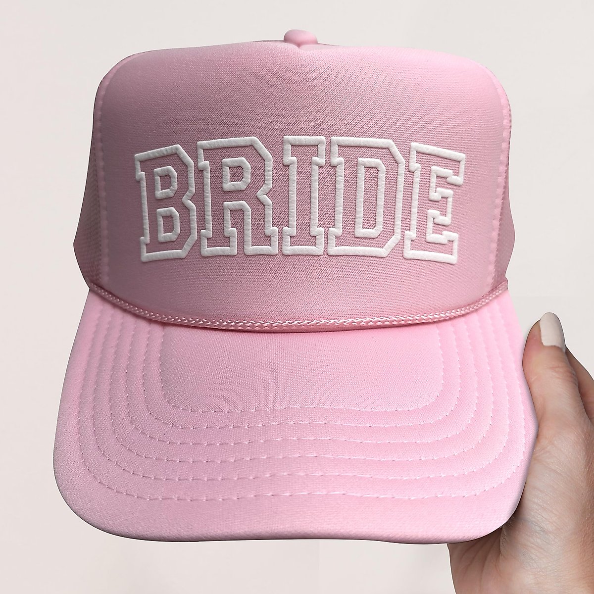 Custom Text Puff Print Trucker Hat Add Your Text Hat Personalized Trucker Hat