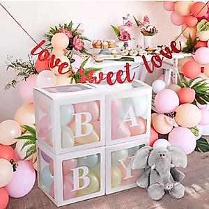 Starsgarden Glitter Red Love Sweet Love Banner Hanging Garland -Perfect Decoration for Bridal Shower, Engagement, Bachelorette, Wedding Party(Red Sweet Love)