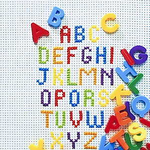 Similane 6 Pieces Aida Cloth 14 Count Cross Stitch Fabric, White, 12 by 18-Inch