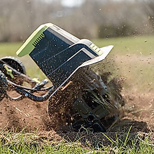 Earthwise Power Tools by ALM TC70018EW 14-Amp 18-Inch Electric Garden Tiller Cultivator, Fixed Tines, Black