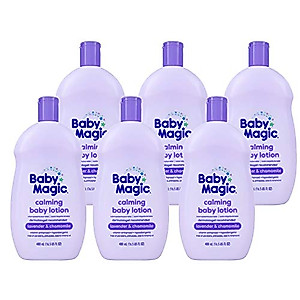 Baby Magic Calming Lotion 16.5oz, Lavender & Chamomile, 6 Count