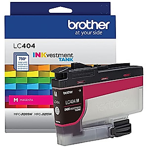 Brother Genuine LC404M Magenta INKvestment Tank Ink Cartridge