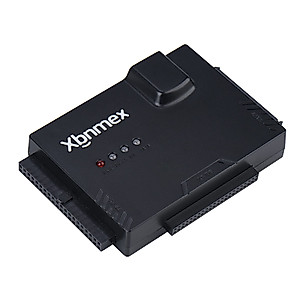 Xbnmex IDE SATA to USB 3.0 Cable USB to SATA or IDE Adapter Hard Drive Reader for 2.5"/3.5" Hard Drive Disk HDD with 12V 2A External AC Power Adapter