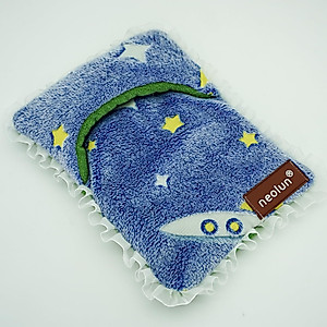 neolun Rabbit Bunny Bed Guinea Pig Bed Noctilucent Mats Plush Bunny Pad Mats Small Animal Dog Cat Bed Dog Crate Kennel Pad Mat Hamster Cozy Dog Bed Mat for Small Animal(Blue)