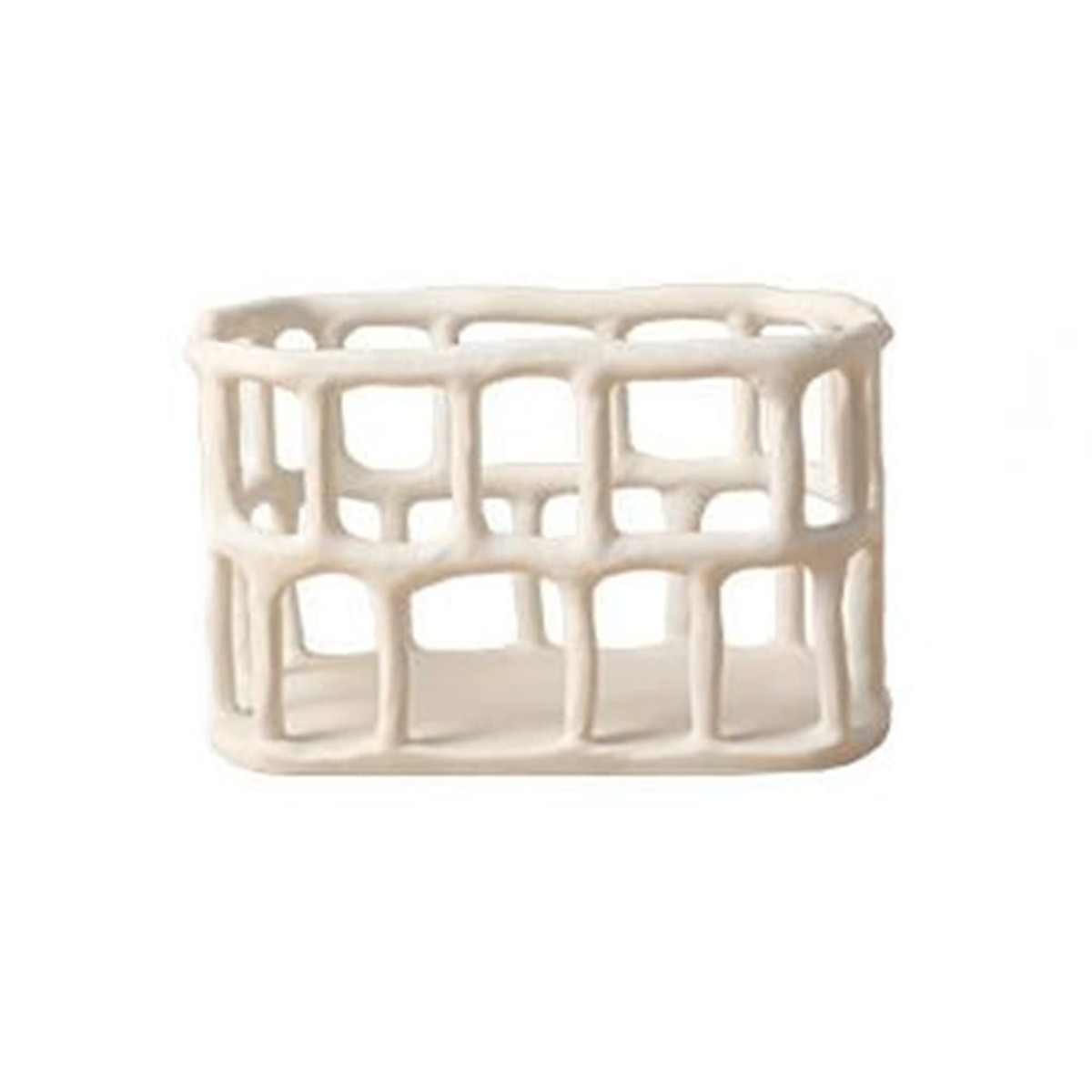 AVEEWA Nordic Resin Hollow Fruit Basket Living Room Coffee Table Creative Home Decoration Hotel and homestay Storage Decoration-C