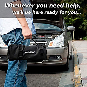 Egofine 18pc Metric Wrench Set, 6 mm - 24 mm Chrome Vanadium Steel Ratcheting Wrench Set with a Roll Up Storage Bag