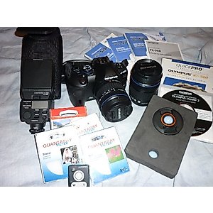 Olympus Evolt E520 10MP Digital SLR Camera with 14-42mm f/3.5-5.6 and 40-150mm f/4.0-5.6 ED Zuiko Lenses