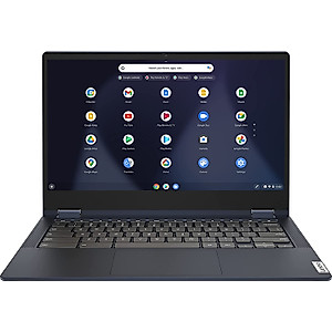 Lenovo IdeaPad Flex 5 Chromebook 13 2-in-1 Laptop 13.3" FHD IPS Glossy Touchscreen 11th Generation Intel Core i3-1115G4 Processor 8GB RAM 512GB SSD Backlit Keyboard USB-C ChromeOS Blue + Pen