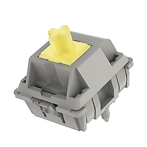 ZugGear DUROCK POM Switches Tactile Sunflower T1 Keyboard Switch 67g Mechanical Switches, 5 Pins Pre-Lubed Tactile Switches (90pcs, DUROCK POM T1)