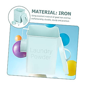 HEALLILY Laundry Baskets 1 Set Washing Storage Bucket Soap Dispensers Containers for Beads Soap Laundry Storage Jars with Lids Laundry Holder Fabric Softener Dispenser Flour Container